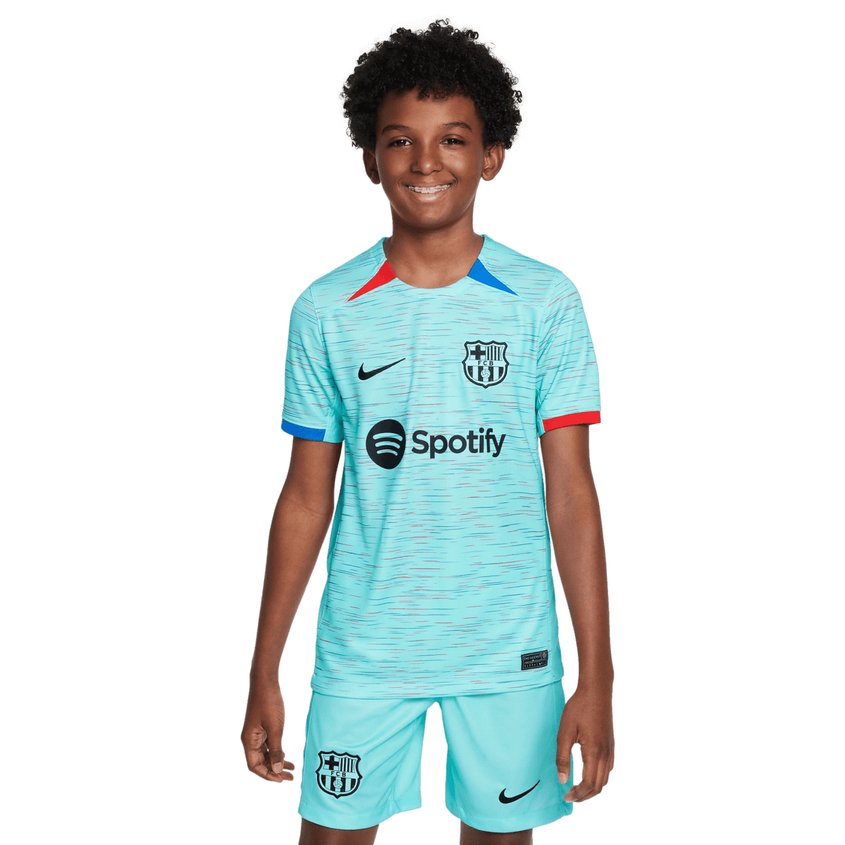 Nike Barcelona 23/24 Youth Third Jersey Soccer DX9849-487 Blue – U90 Soccer