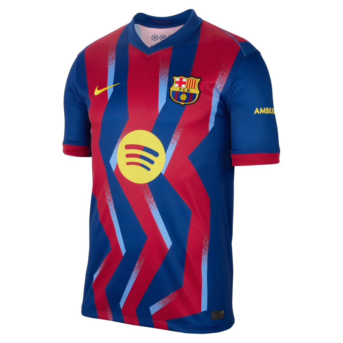 Nike Barcelona 25/26 SE El Classico Jersey Soccer FZ1304-432 Orange ...
