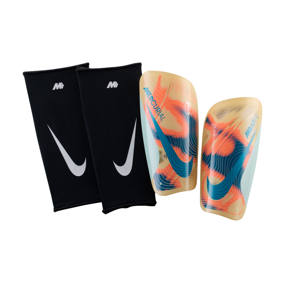 Nike Mercurial Lite KM Mbappe NOCSAE Shin Guards Soccer IM4982-838 Blue ...