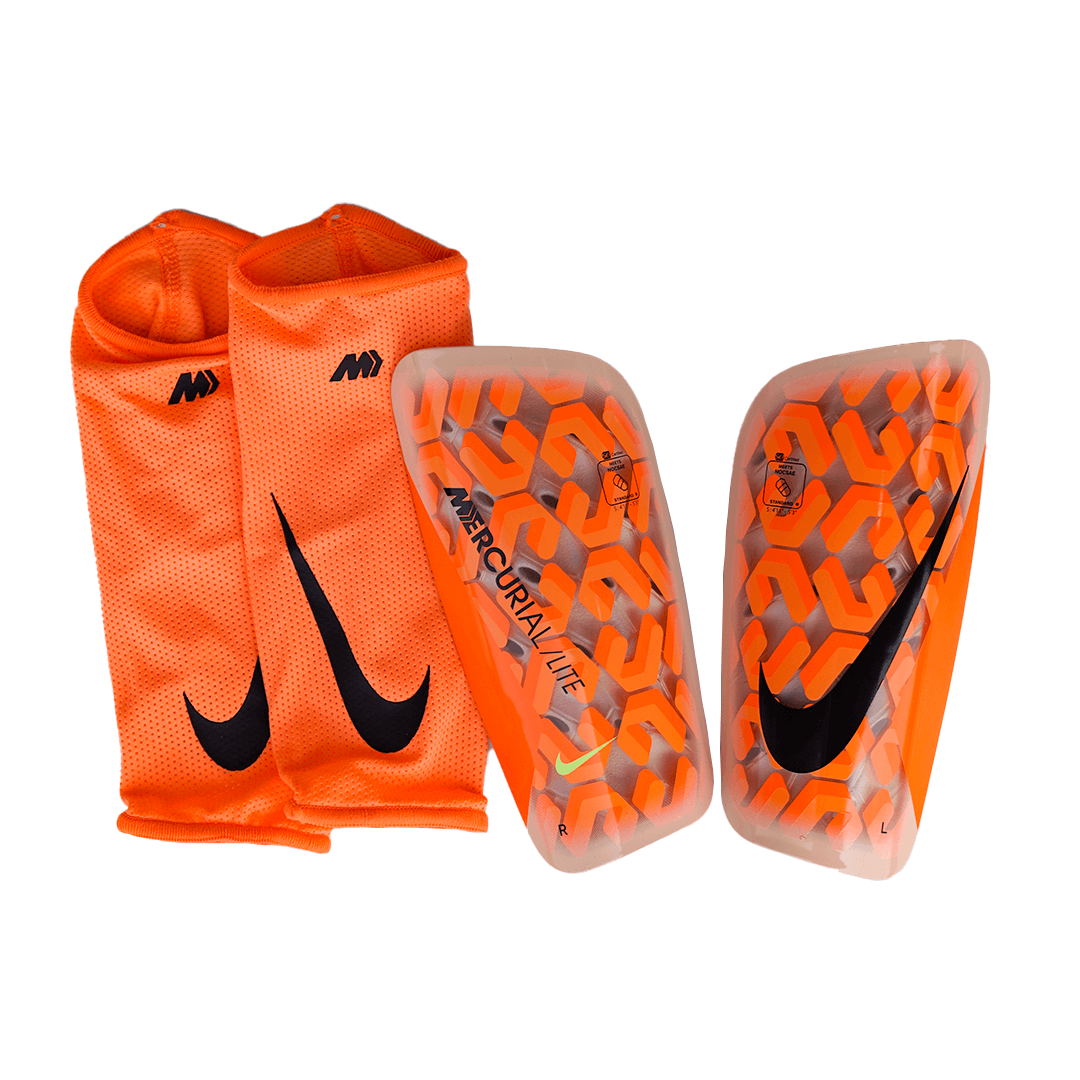 Nike Mercurial Lite Shin Guards Soccer DV1771-858 Orange – U90 Soccer