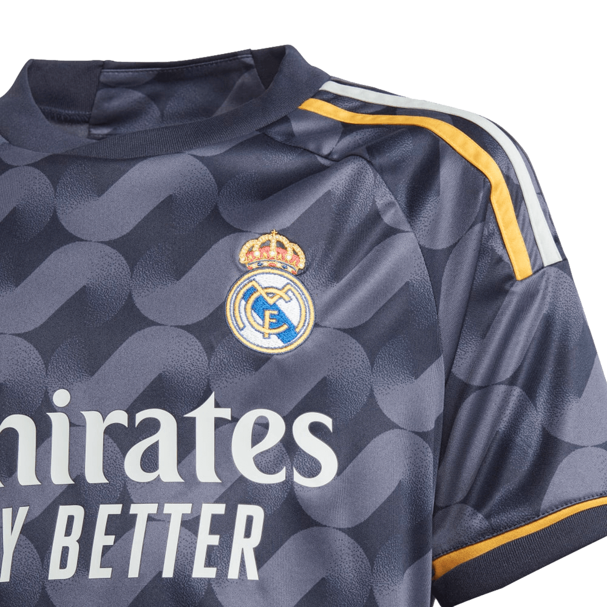 Adidas Real Madrid 23/24 Youth Away Jersey Soccer IB0000 Navy Blue ...