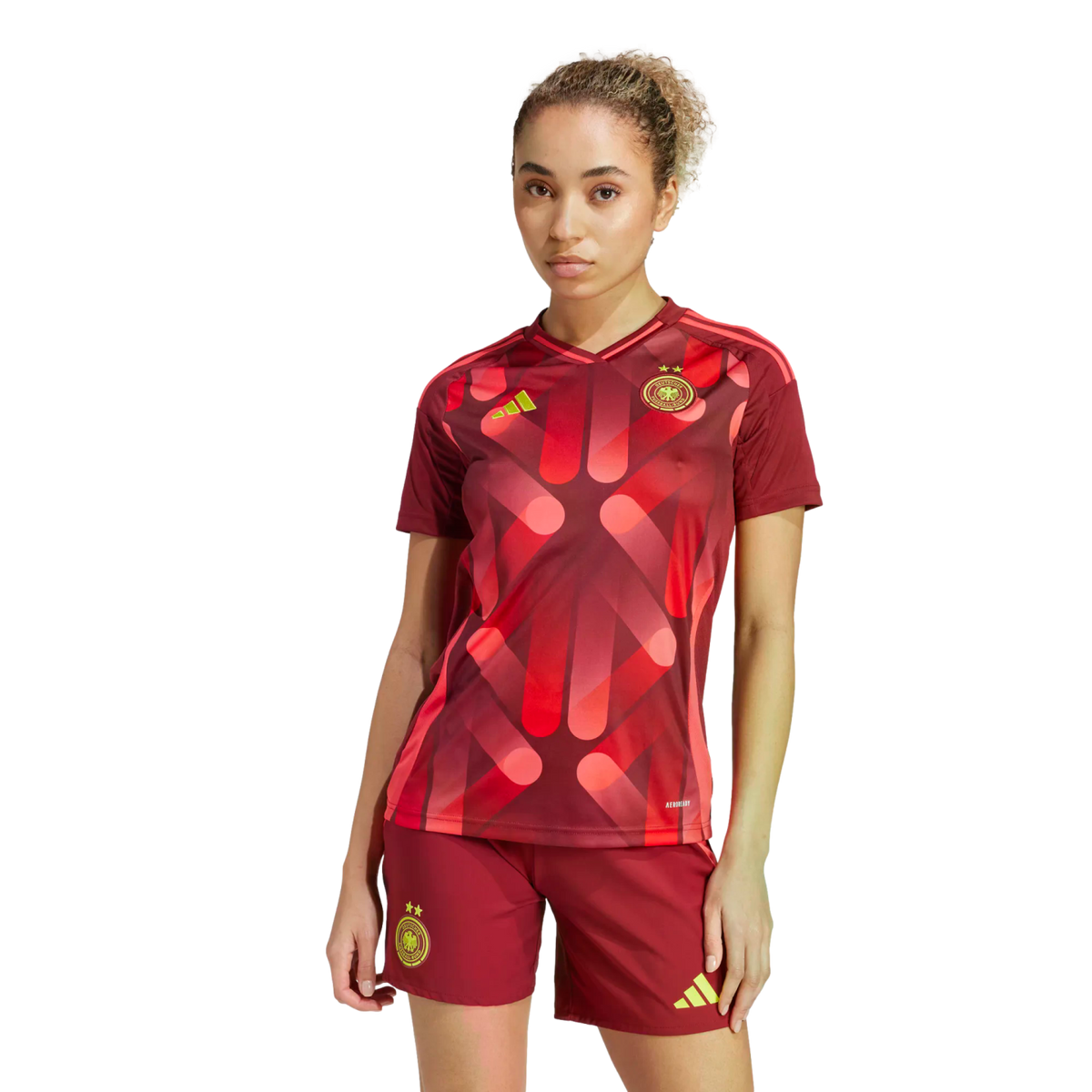 Adidas Germany 2025 Womens Away Jersey Soccer JF2607 Red – U90 Soccer