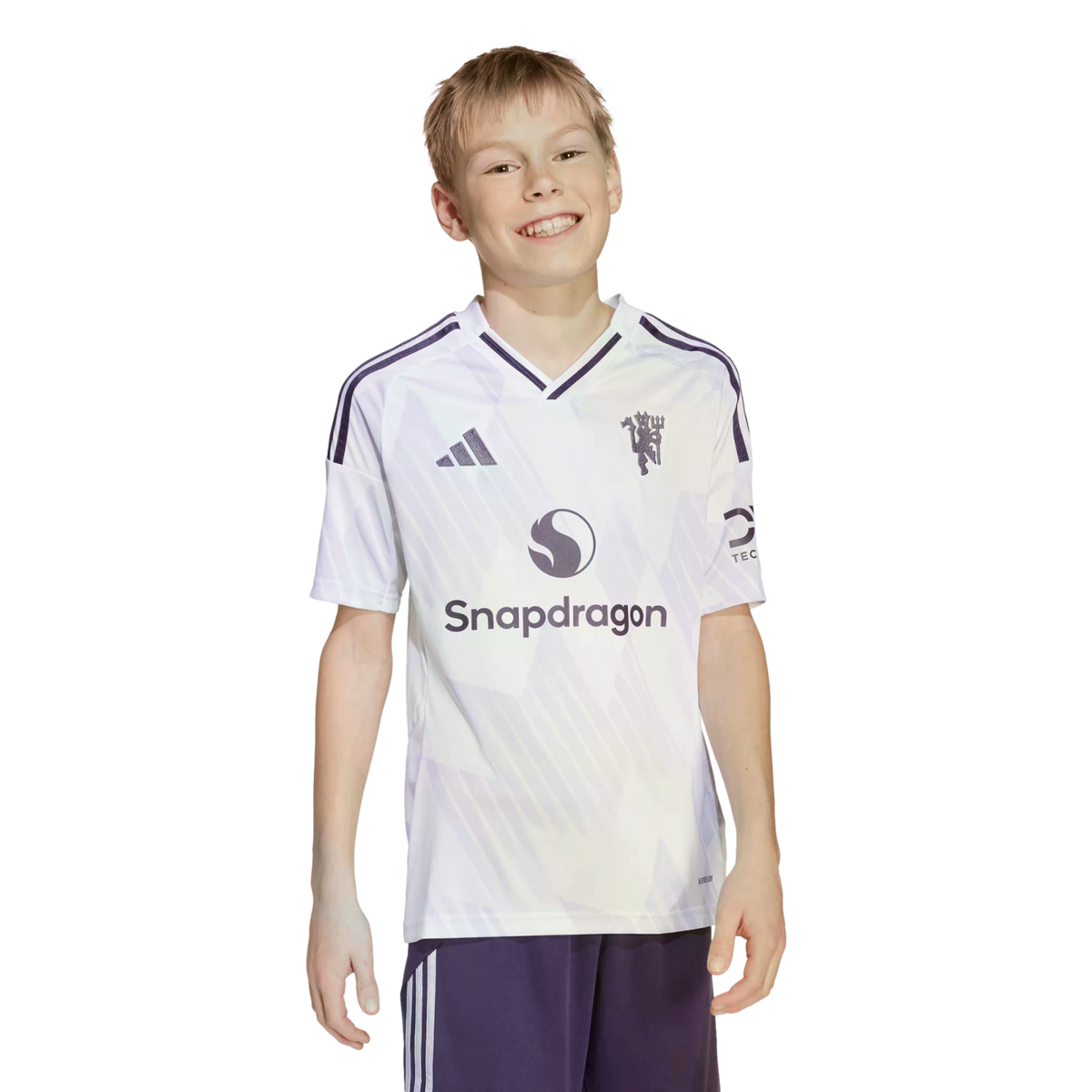 Adidas Manchester United 25/26 Youth Away Jersey Soccer JP3030 White ...