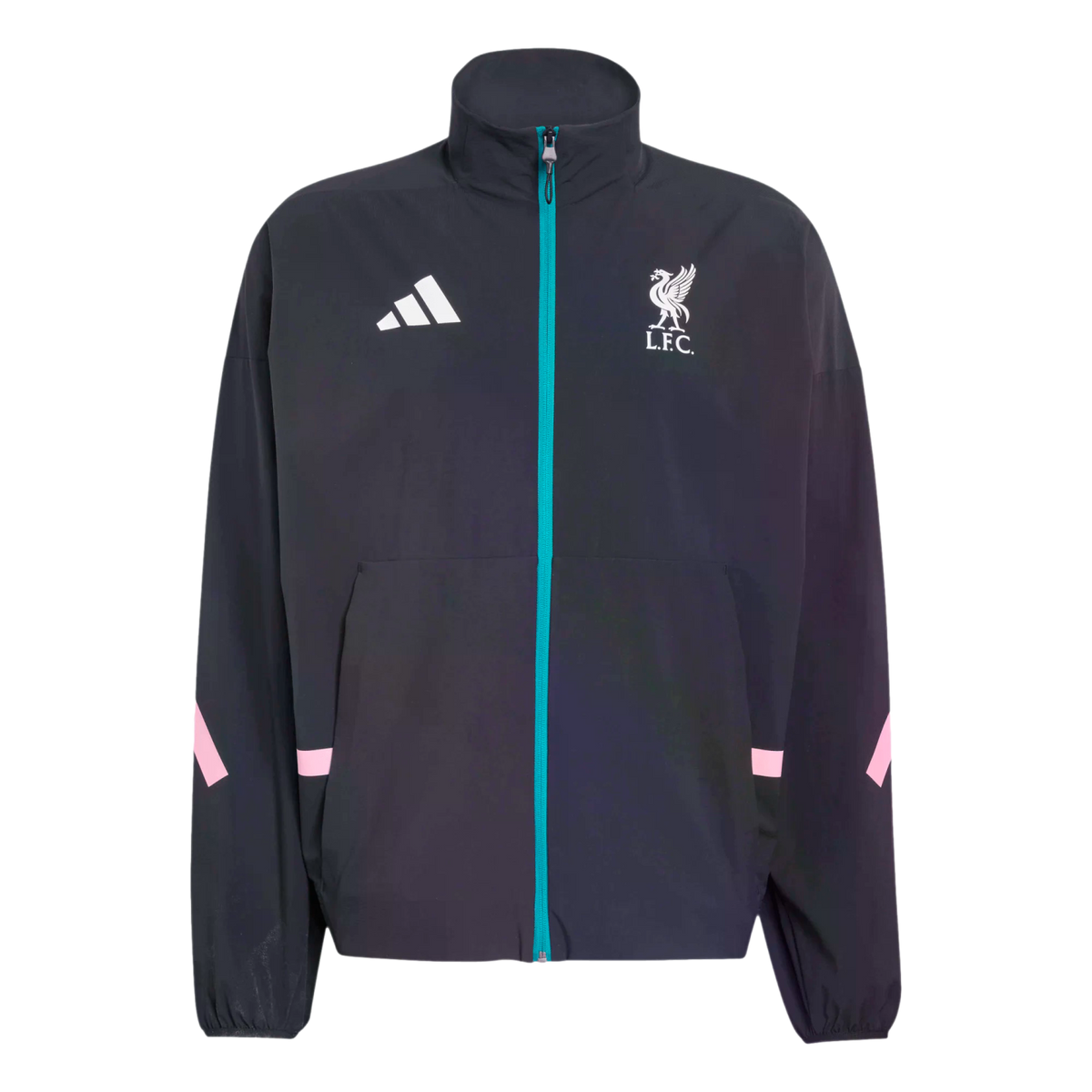 Adidas Liverpool ZNE Anthem Jacket Soccer JZ0138 Black – U90 Soccer