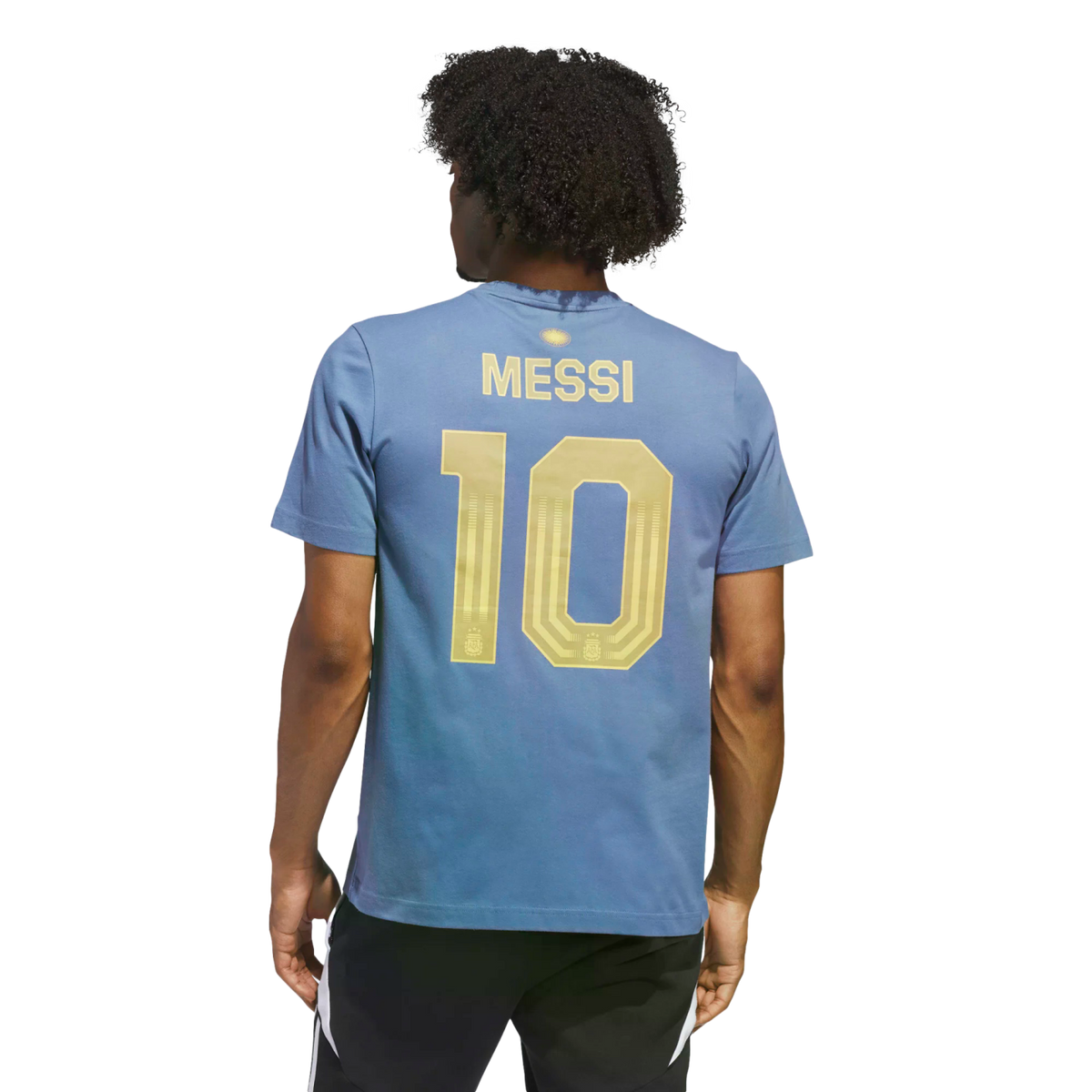Adidas Argentina Messi 10 Tee Soccer KG3074 Blue – U90 Soccer