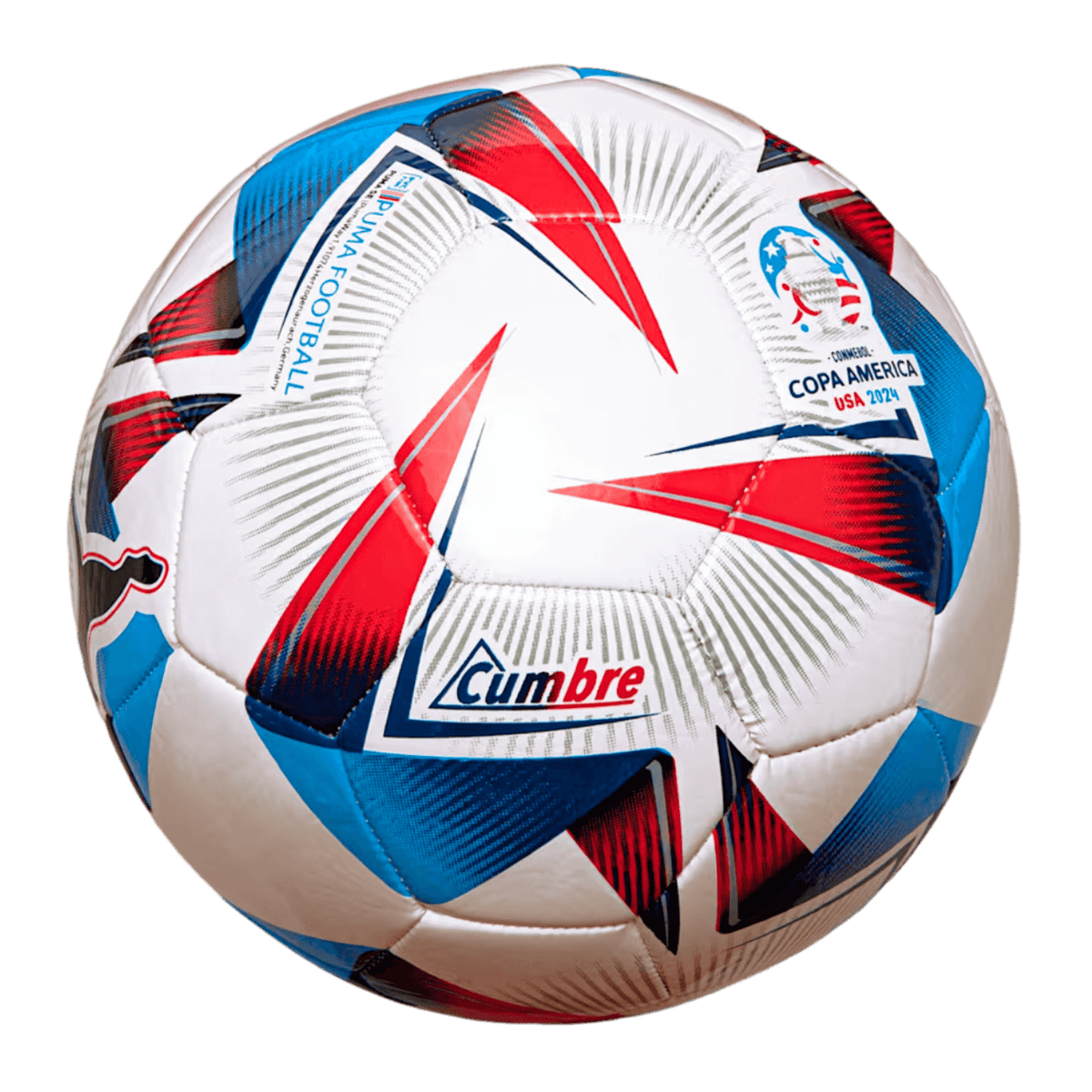 Puma Cumbre CONMEBOL Copa America MS Ball Soccer 084497-01 White – U90 ...