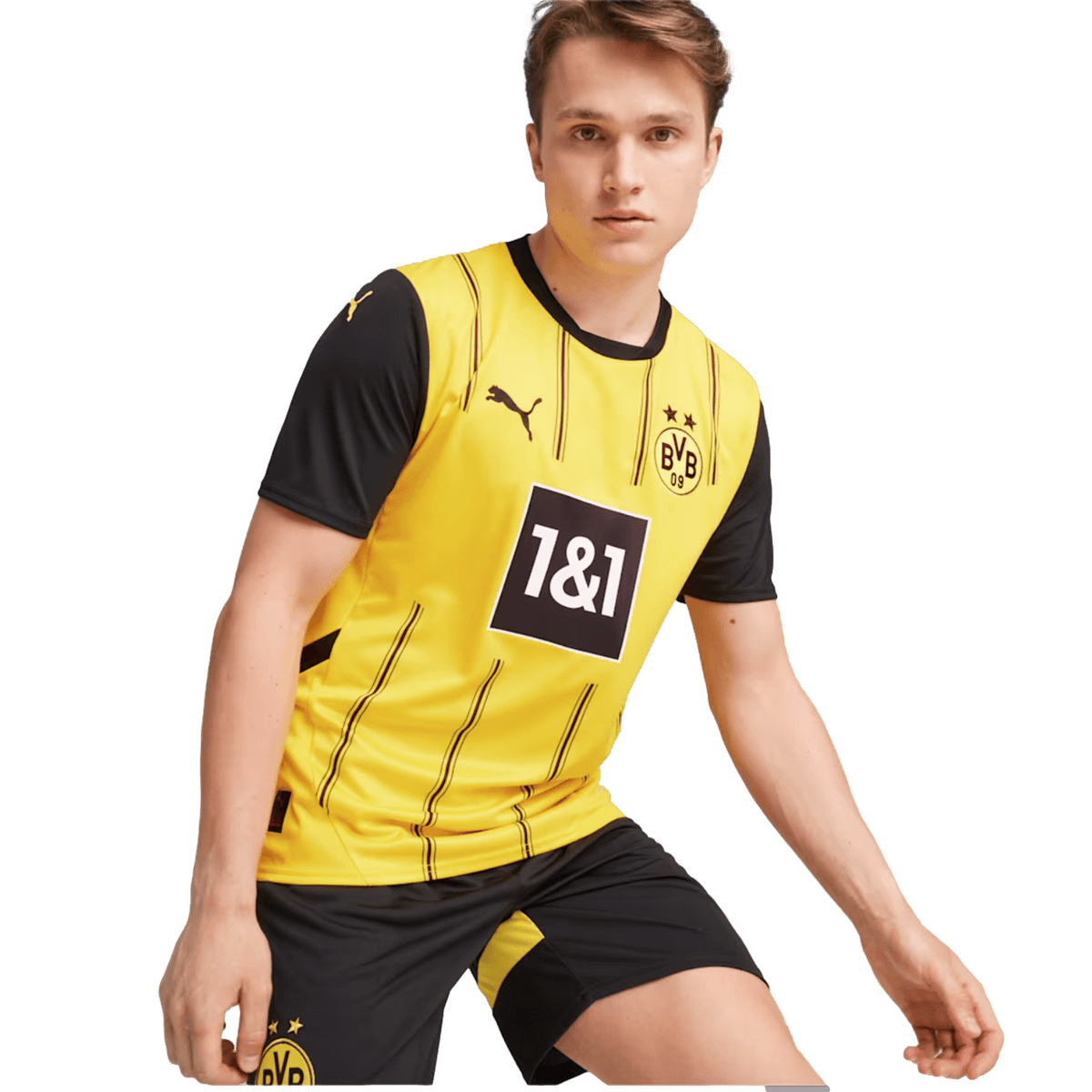 Puma Borussia Dortmund 24/25 Home Jersey Soccer 774946-01 Yellow – U90 ...