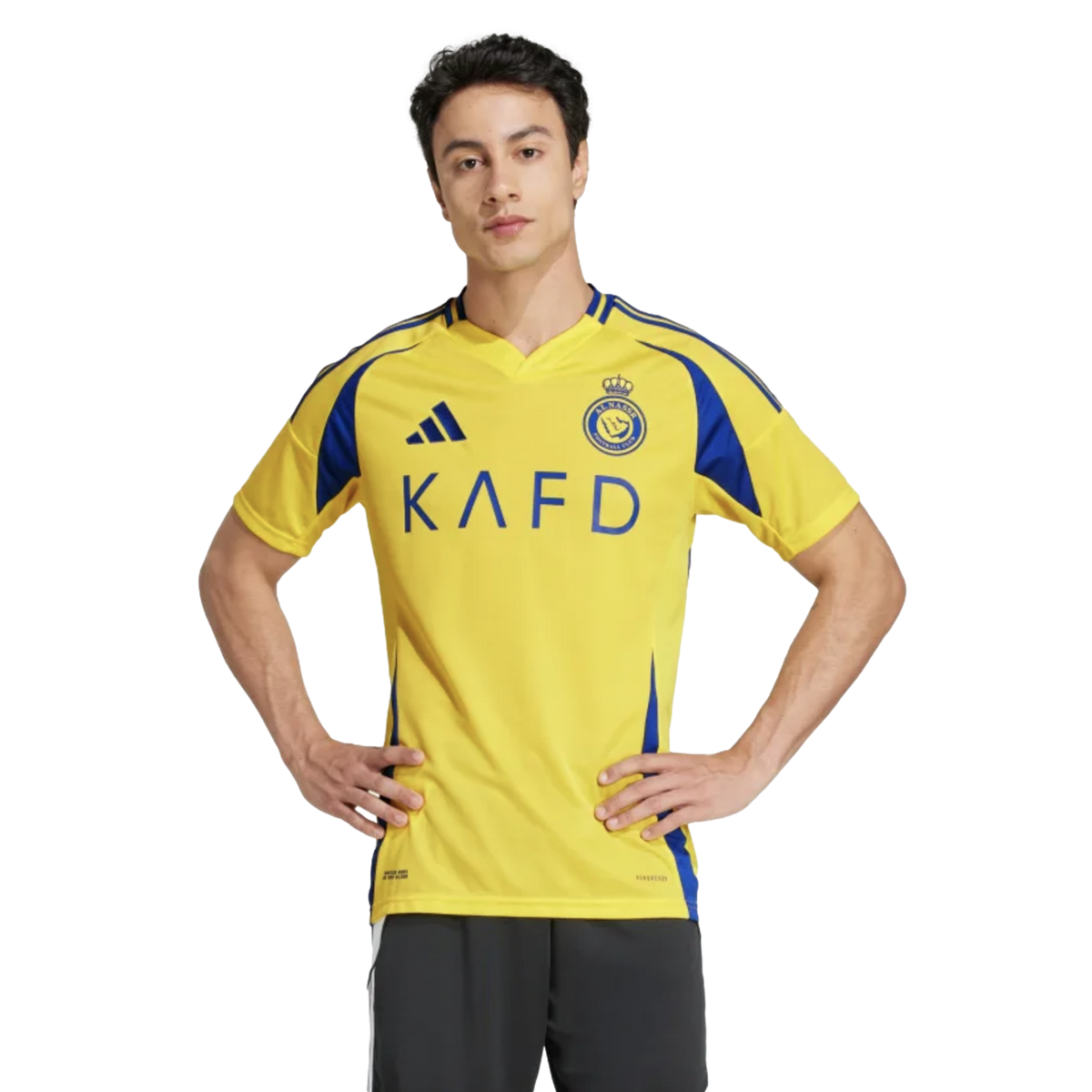 Adidas Al Nassar FC 24/25 Ronaldo Home Jersey Soccer JP0459 Yellow ...