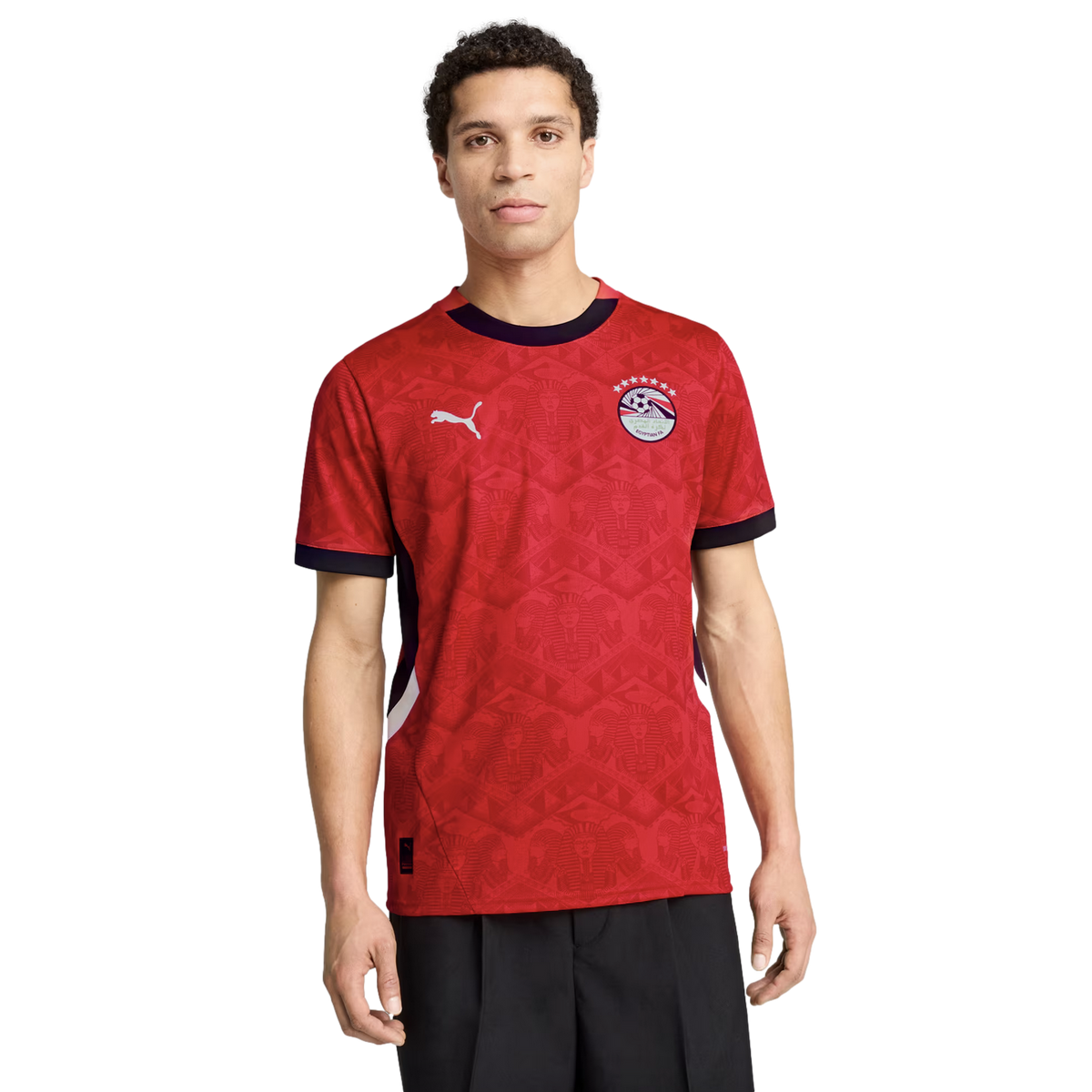 Puma Egypt 2025 Home Jersey Soccer 777132-01 Red – U90 Soccer