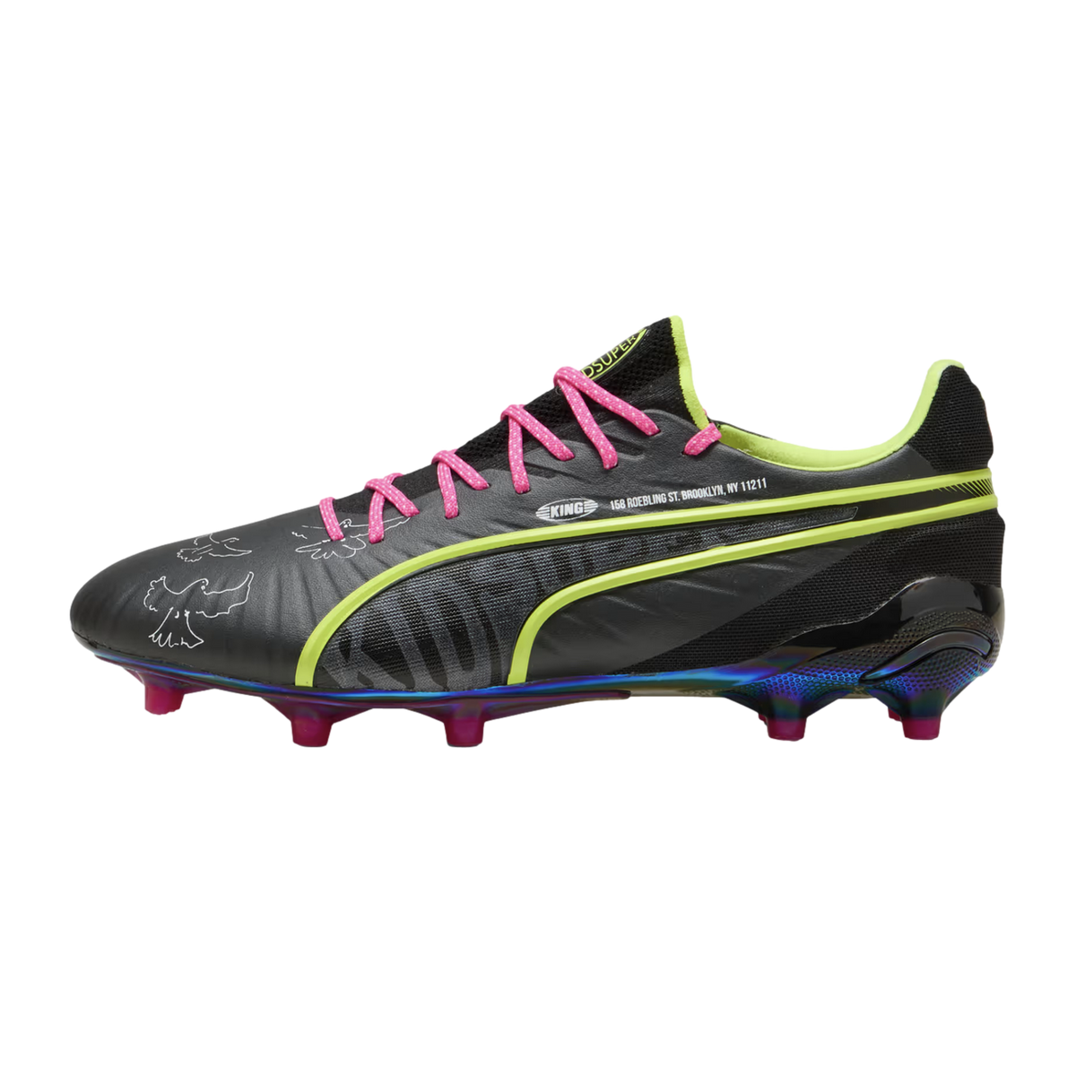 Puma King Ultimate x Kidsuper Firm Ground Cleats Soccer 108437-01 Black ...