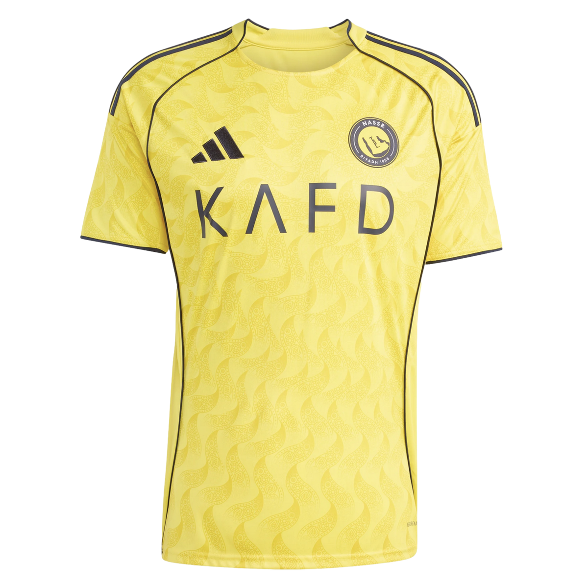 Adidas Al Nassr FC 25/26 Ronaldo Home Jersey Soccer JN7982 Yellow – U90 ...