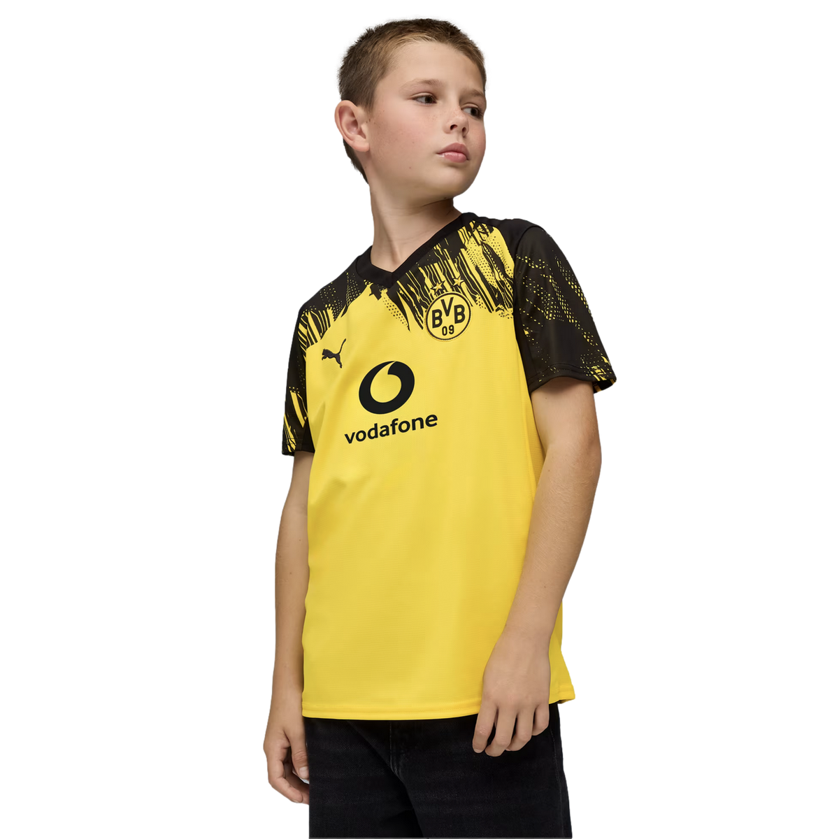 Puma Borussia Dortmund 25/26 Youth Home Jersey Soccer 780094-01 Yellow ...
