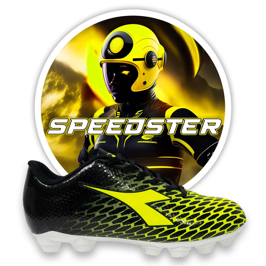 Diadora SMU Cattura LPU Youth FG Soccer Cleats - Black & Yellow – U90 ...